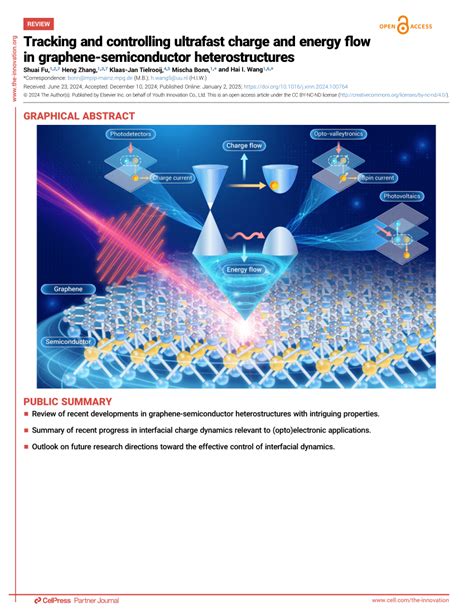 Pdf Tracking And Controlling Ultrafast Charge And Energy Flow In