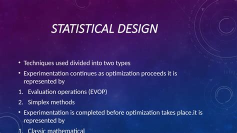 Statistical Design Respons Surface Method Pptx