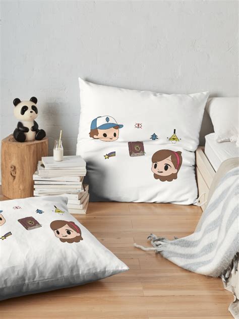 Gravity Falls Chibi Throw Pillow Gravity Falls Store