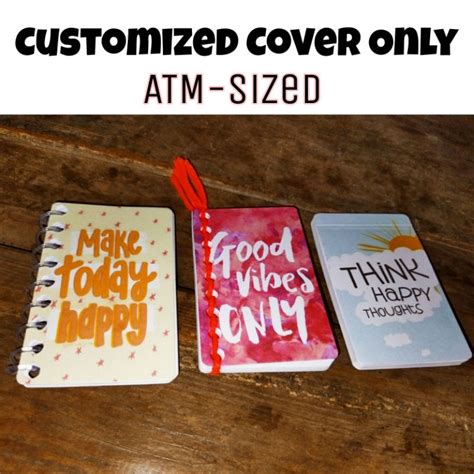 Customized Mini Notebook Notepad Tickler Shopee Philippines