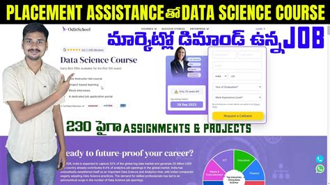 Odinschool Data Science Online Course With Certificate Ai Telugu Youtube