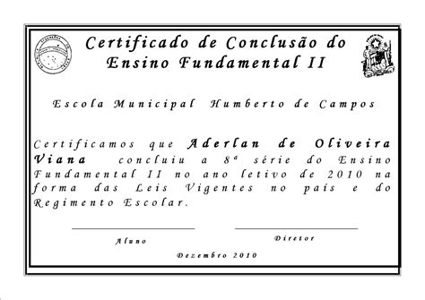 Atestado De Conclusão De Curso Retoedu