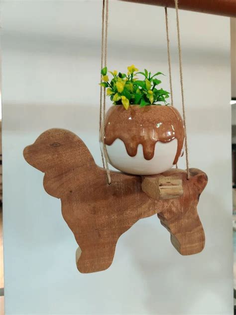 Natural Rectangular Wooden Garden Planters Size 6x9x7 At ₹ 170piece