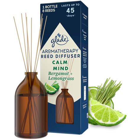 Glade Aromatherapy Reed Diffuser Peaceful Mind 80ml Wilko