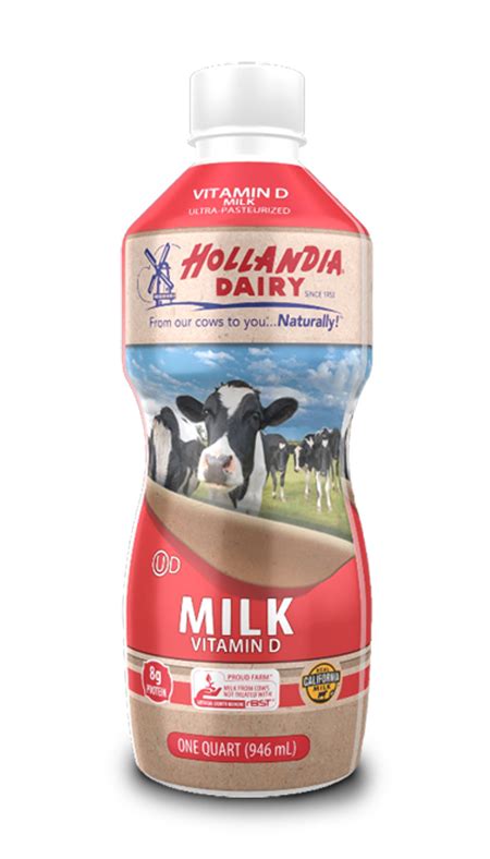 Vitamin D Milk Quart Hollandia Dairy