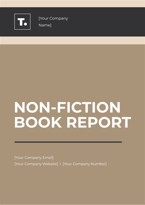 Free Book Report Templates And Examples Edit Online And Download