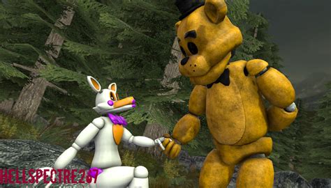 Sfm Fnaf Fredbear X Lolbit Peacefully Honeymoon By Hellspectre267 On