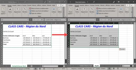 VBA Destination De Copie Copier Une Plage Vers Une Autre Feuille Automate Excel
