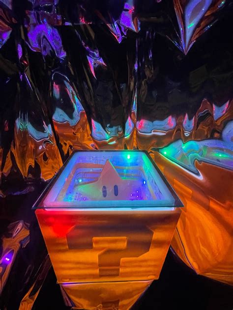 Super Mario Bros Infinity Cube Glow In The Dark Collectible Etsy