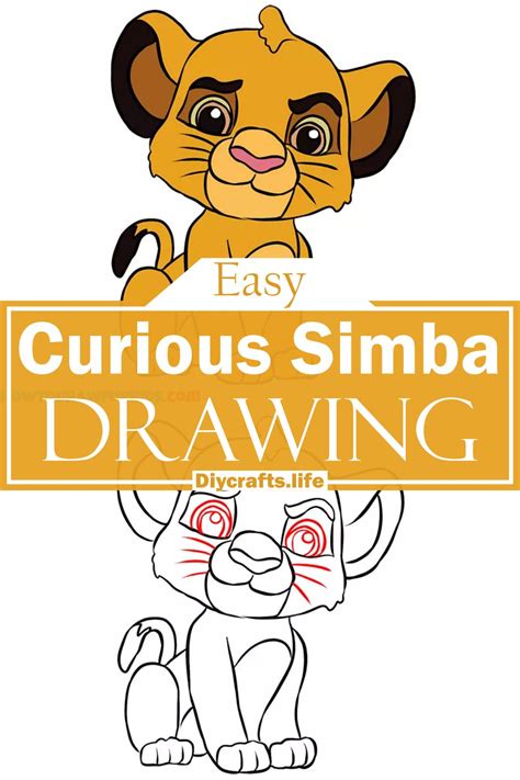 27 Easy Lion King Drawing Ideas Diy Crafts