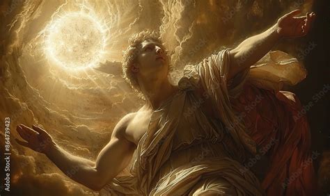 Icarus Flying To The Sun A Character From Greek Mythologyimage