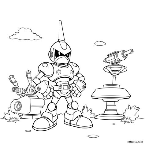 Classic Eggman Coloring Pages