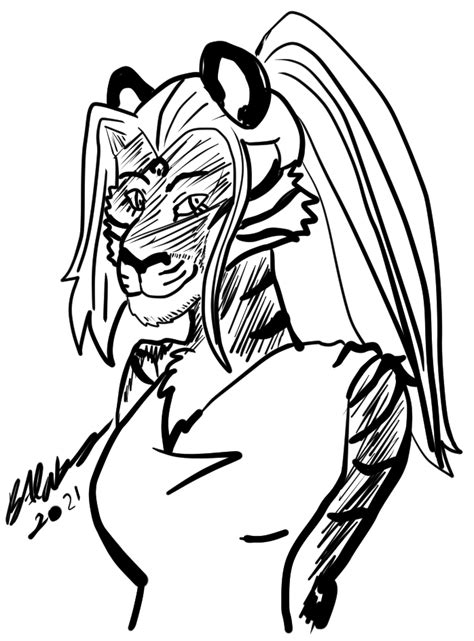 Alisha Headshot Sketch — Weasyl