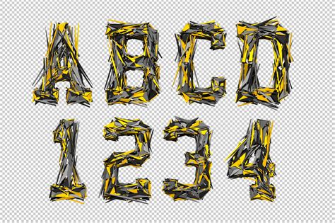 Transformer Font On Yellow Images Creative Store 103719