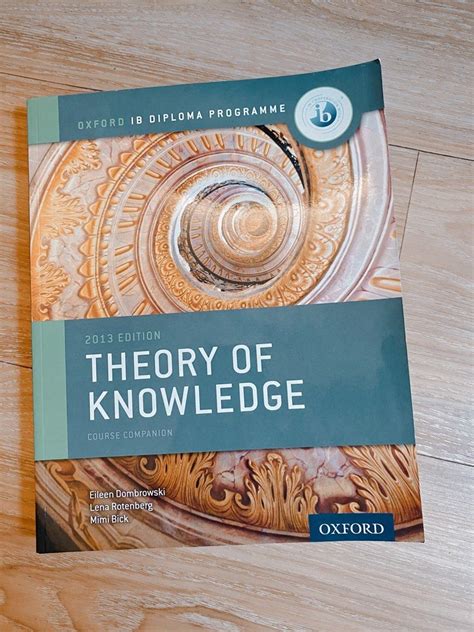 Oxford Ib Theory Of Knowledge Textbook Hobbies And Toys Books And Magazines Textbooks On Carousell