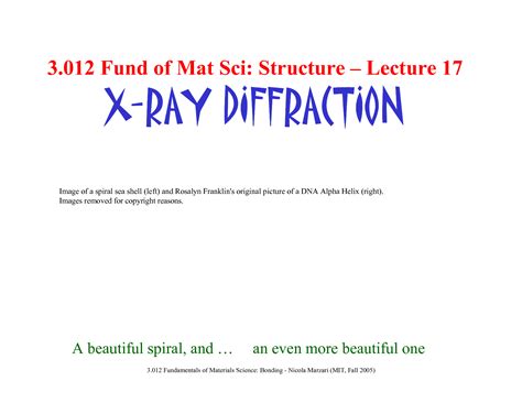 Solution Fundamentals Of Materials Science X Ray Diffraction Studypool