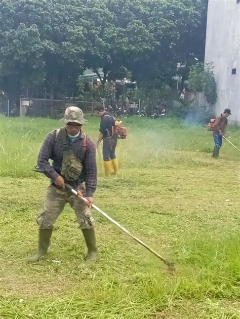Pembersihan Rumput Di Science Techno Park Stp Sariwangi Upi Biro Aset Dan Lingkungan