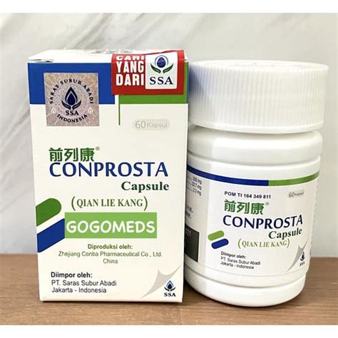 Jual Conprosta Capsule Qian Lie Kang Untuk Prostat Isi 60 Kapsul Kota