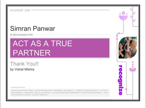 Recognition Grateful Achievement Professionalgrowth Teamwork