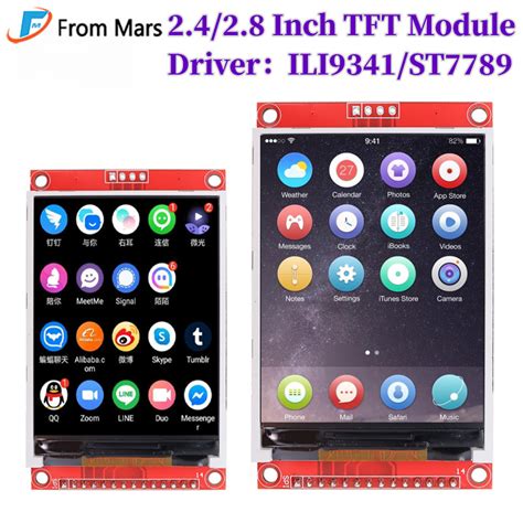 24 28 นิ้วโมดูลพอร์ตอนุกรม 240x320 Spi Tft 5v 33v Pcb Micro Sd การ์ด