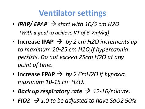 Non Invasive Ventilations Ppt