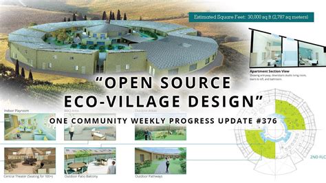 Open Source Eco Village Design One Community Weekly Progress Update 376 Youtube