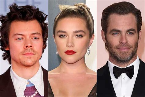 Harry Styles Florence Pugh Y Chris Pine En Cuarentena 😷 Chismes Today