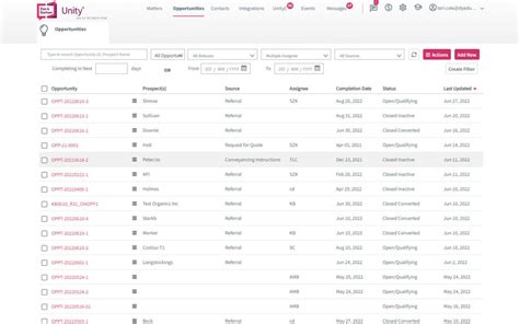 Unity® Comprehensive Practice Management From Dye And Durham