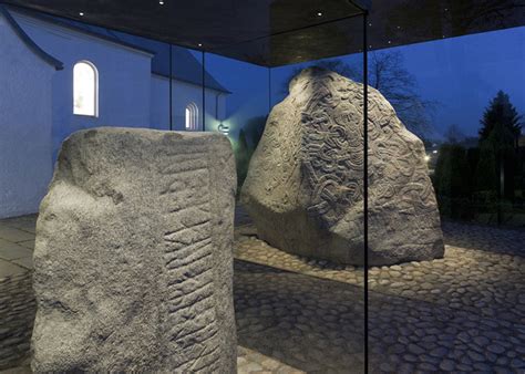 Covering Of The Runic Stones In Jelling By Nobel Arkitekter Dezeen
