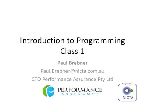 Pdf Introduction To Programming Class 1 Dokumentips