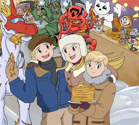 Agumon Anna Digimon Botamon Greymon Koromon Kuwagamon Lara