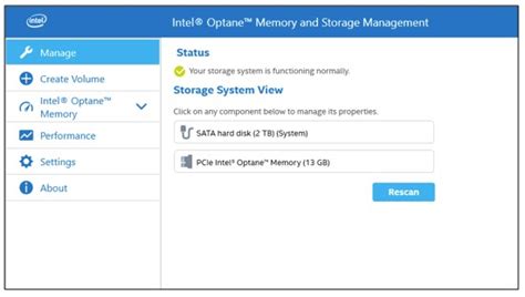 Intel Optane Memory And Storage Management Version 20 0 1019
