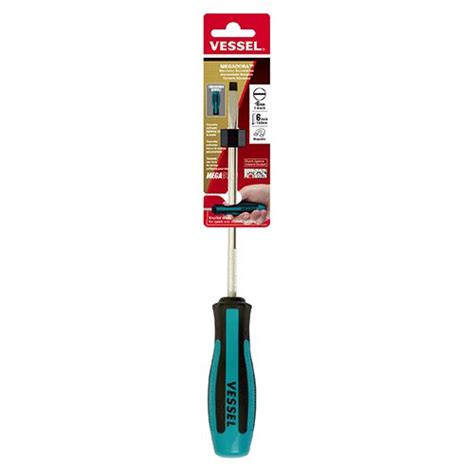 Vessel Megadora No900 Standard Screwdriver Slotted 6 X 150mm Eezee