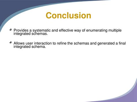 Ppt Interactive Generation Of Integrated Schemas Powerpoint Presentation Id3562170