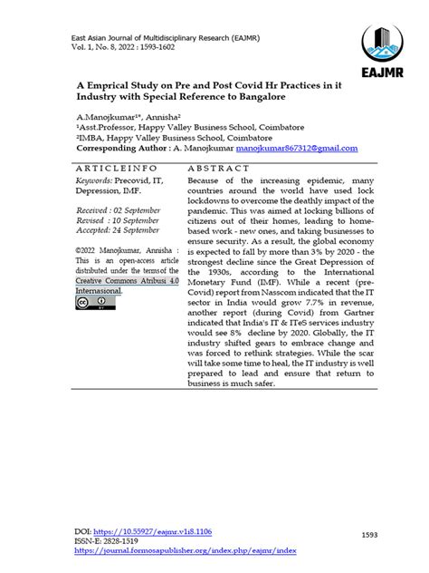 1593 1602 Annisha Pdf Human Resource Management Employment