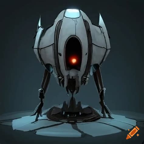Portal Concept Art Glados