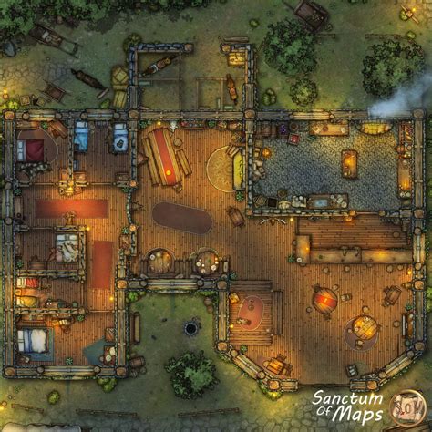 Taverninn Battle Map Dnd Battle Map Dandd Battlemap Dungeons And