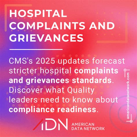 What Cmss 2025 Rule Updates Mean For Hospital Complaints And Grievances