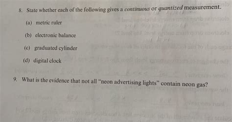 solved 8 state whether each of the following gives a
