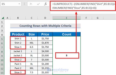 How To Count Rows With Text In Excel Easiest 7 Ways