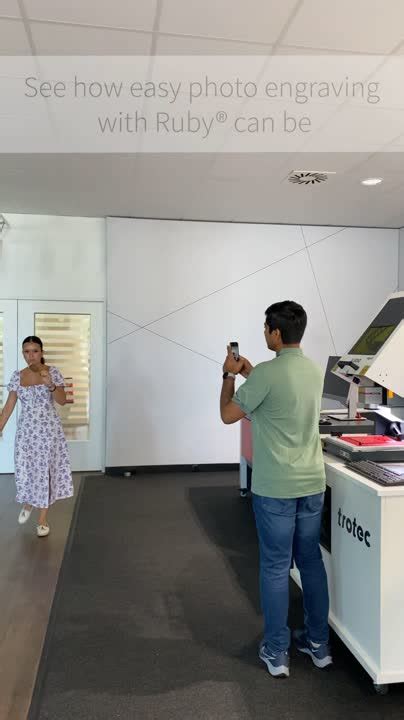 Trotec Laser On Linkedin See How Easy Photo Engraving With Ruby® Can Be