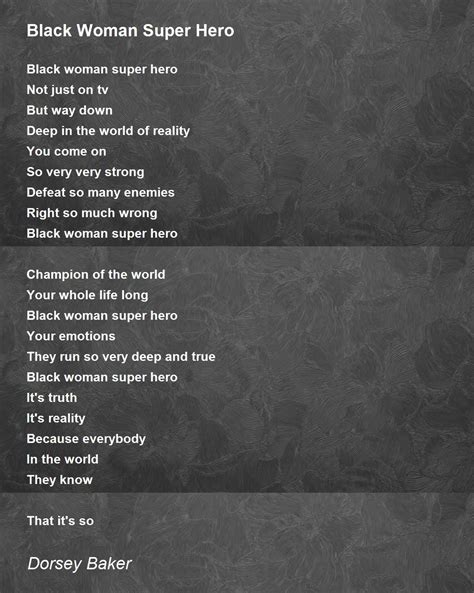 Strong Black Woman Poem