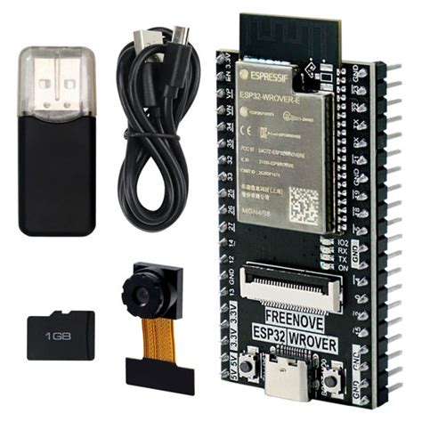 Getuscart Freenove Esp32 Wrover Cam Board Dual Core 32 Bit 240 Mhz Microcontroller Onboard