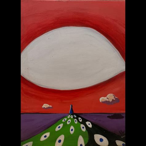 Acrylic Modern Art Third Eye Painting Size 36 X 48 At Rs 35000 In
