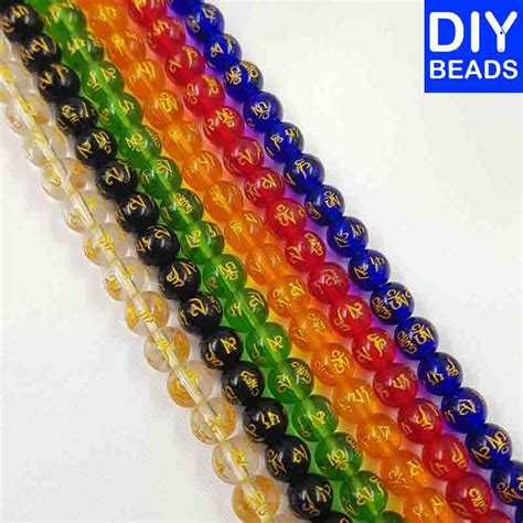 Glass Mantra Beads 8mm Approx 48pcs Shopee Philippines
