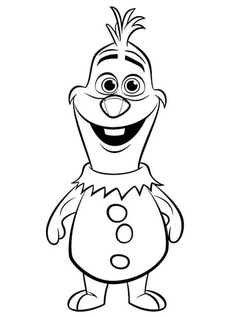 Fișe De Colorat Cu Micul Olaf Imagini De Colorat Gratuite