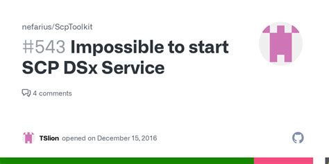 Impossible To Start Scp Dsx Service · Issue 543 · Nefariusscptoolkit