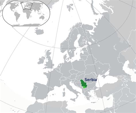 Serbia Map
