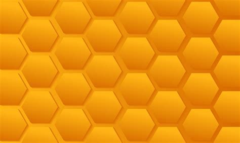 Modern Yellow Hexagonal Honeycomb Background 3249993 Vector Art At Vecteezy