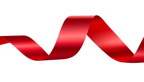 Realistic Red Ribbon 43666524 Png